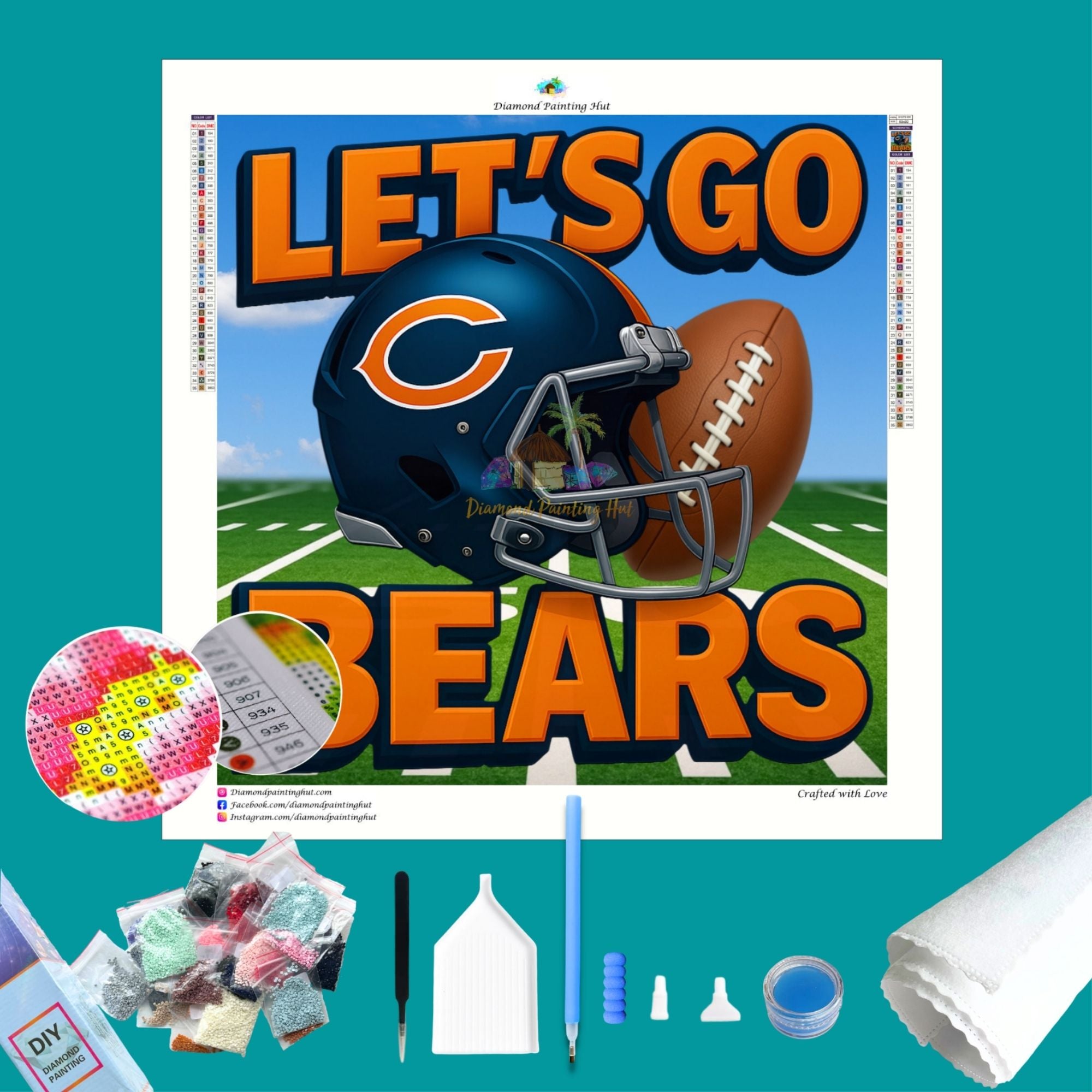 Bengals NFL Let's Go Diamond Painting - Diamond Painting Hut