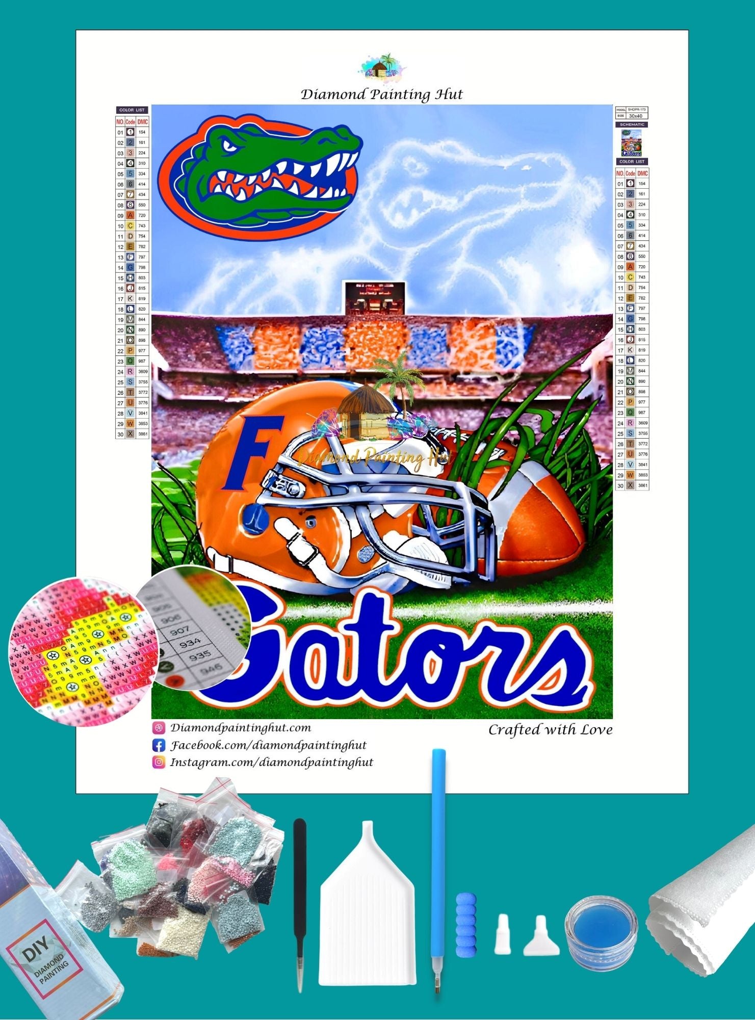 Florida NCAA Home Diamond Painting - Diamond Painting Hut