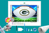 Green Bay Packers White NFL Football Diamond Painting - Diamond ...