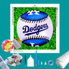 Los Angeles Dodgers MLB Diamond Painting - 30x30cm / Baseball Field ...