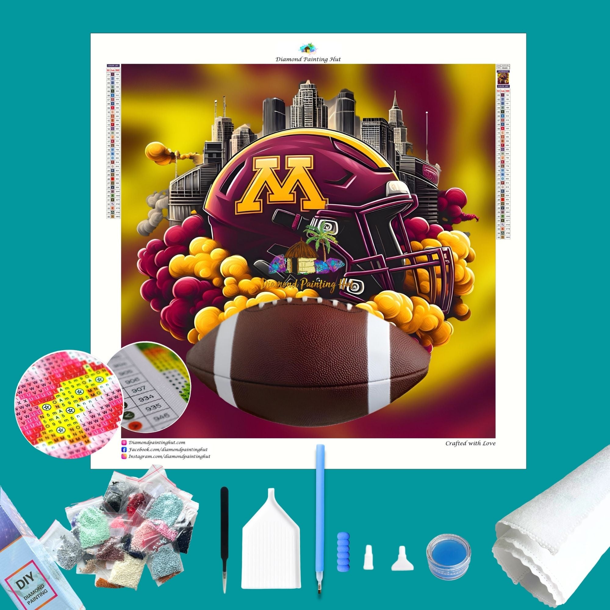 Minnesota Logo Diamond Painting - Diamond Painting Hut
