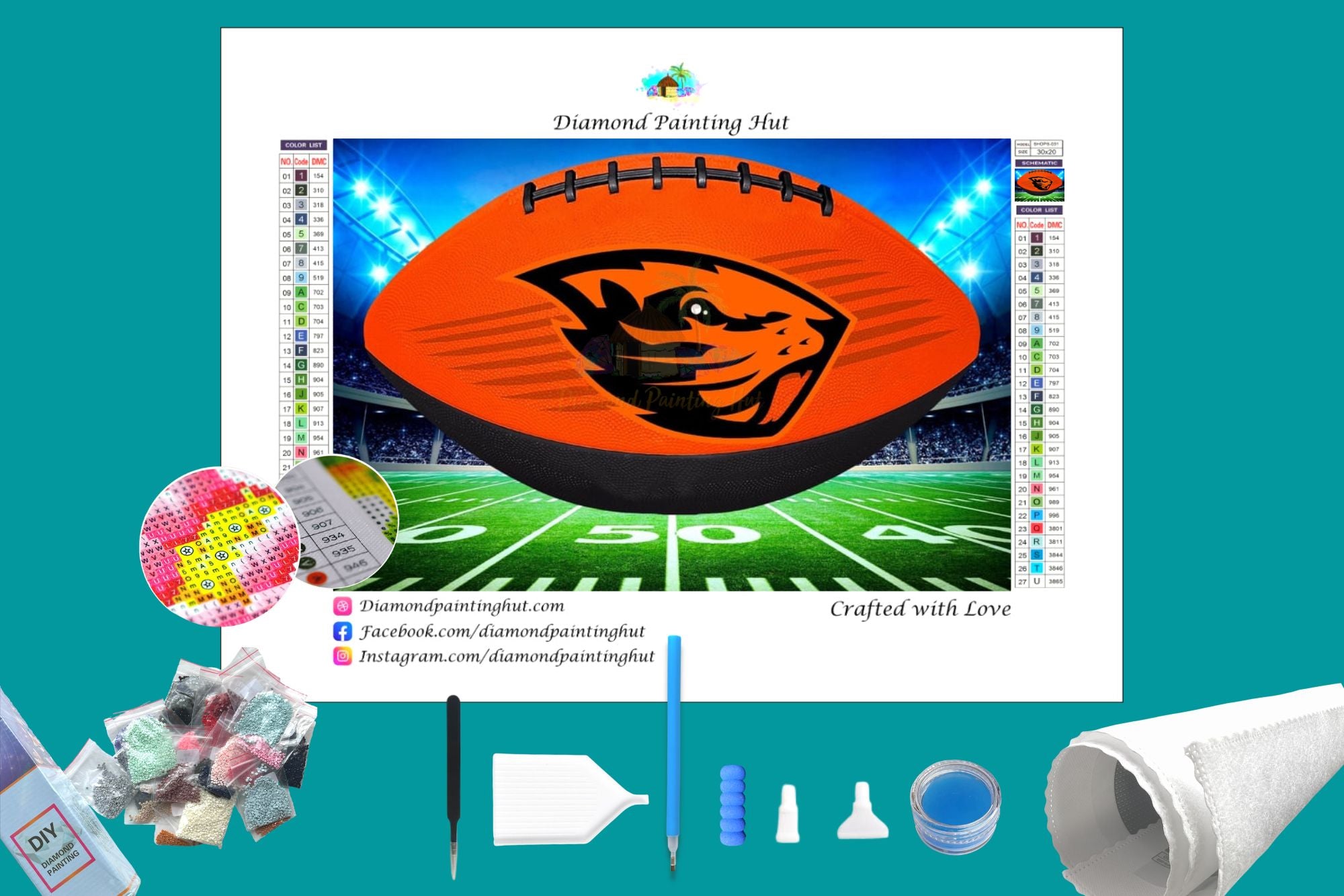 OSU Beavers Diamond Painting - Diamond Painting Hut