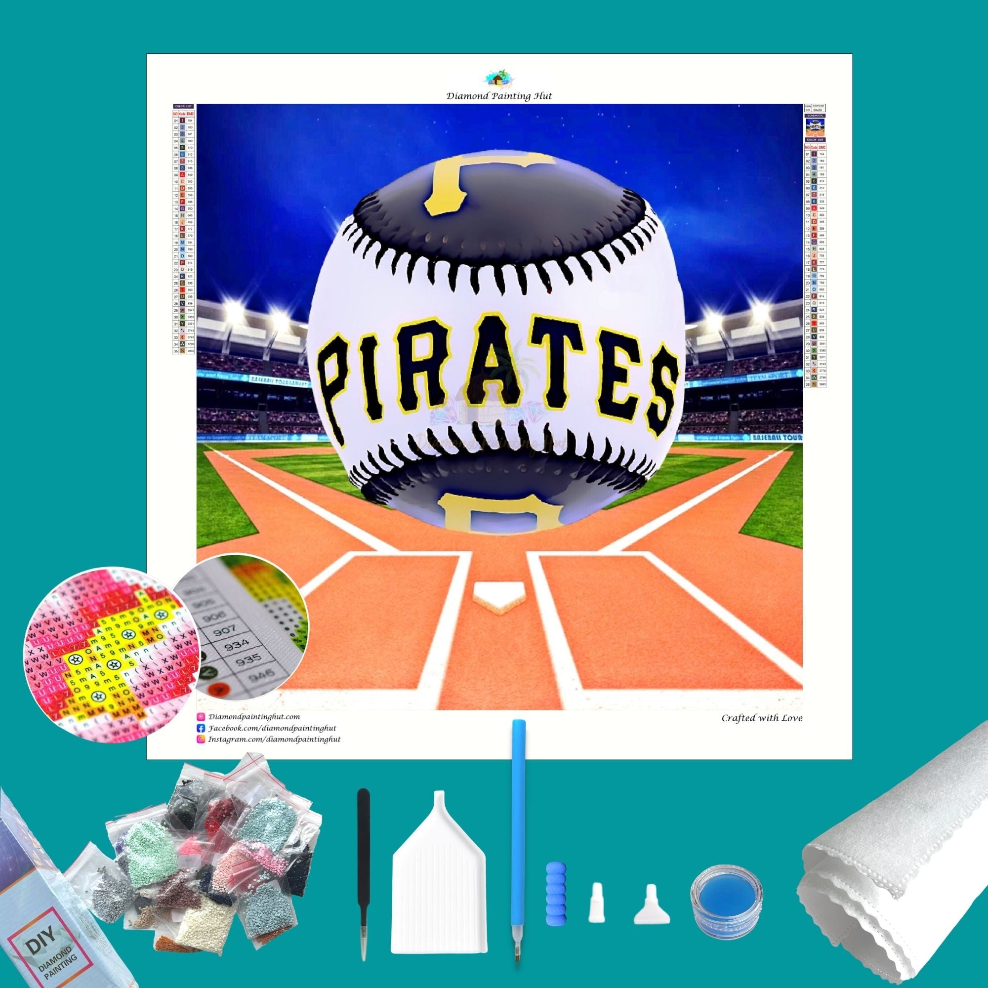 Pittsburgh Pirates MLB Diamond Painting - Diamond Painting Hut