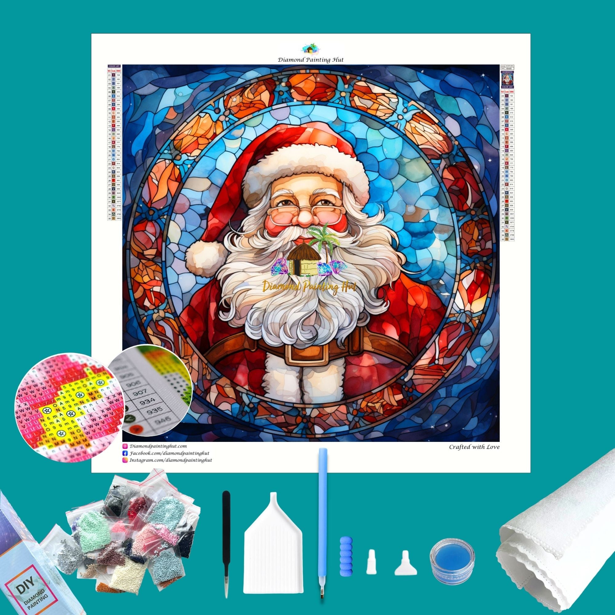 Santa Diamond Painting - Diamond Painting Hut