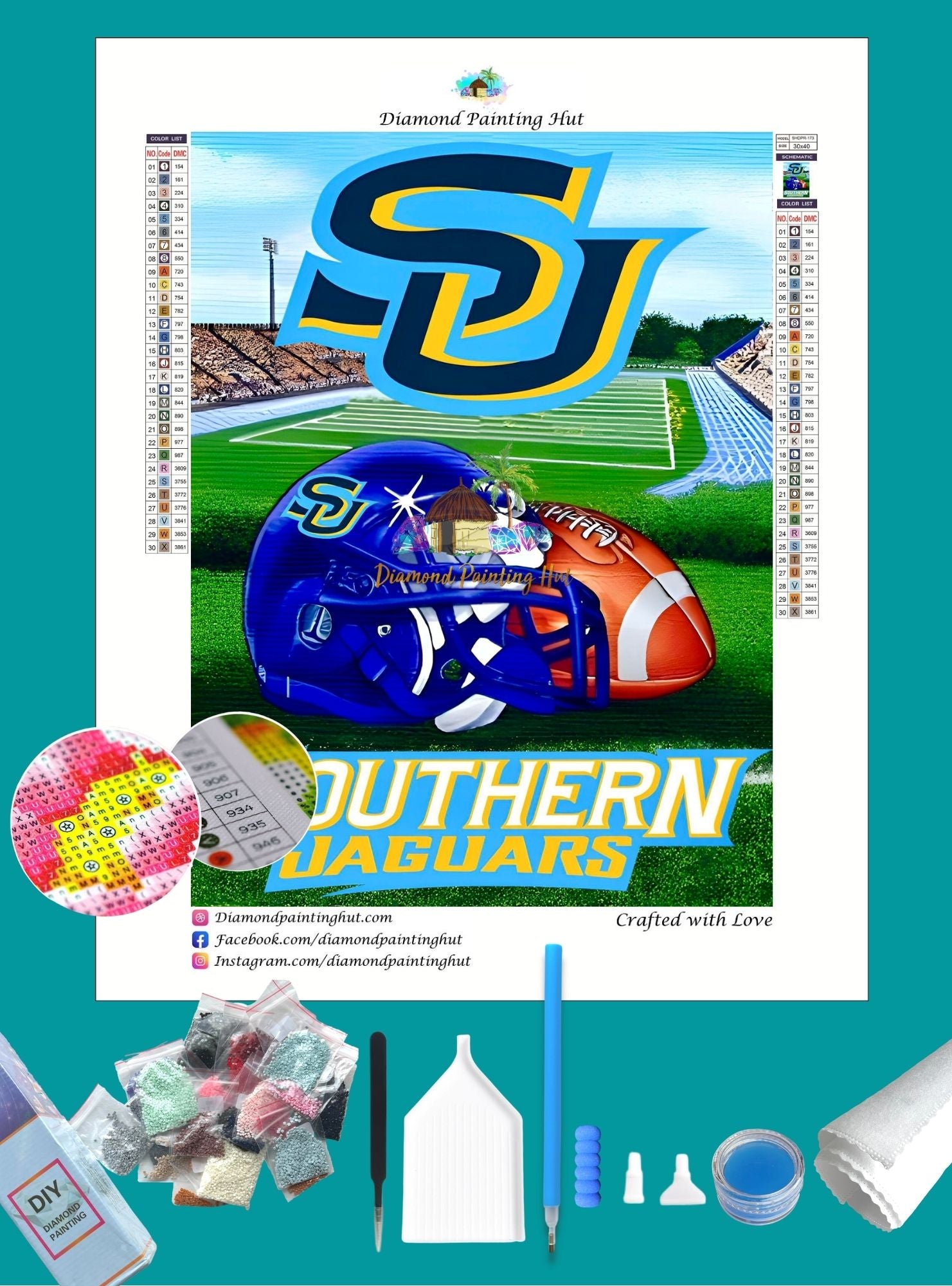 Southern NCAA Home Diamond Painting - Diamond Painting Hut