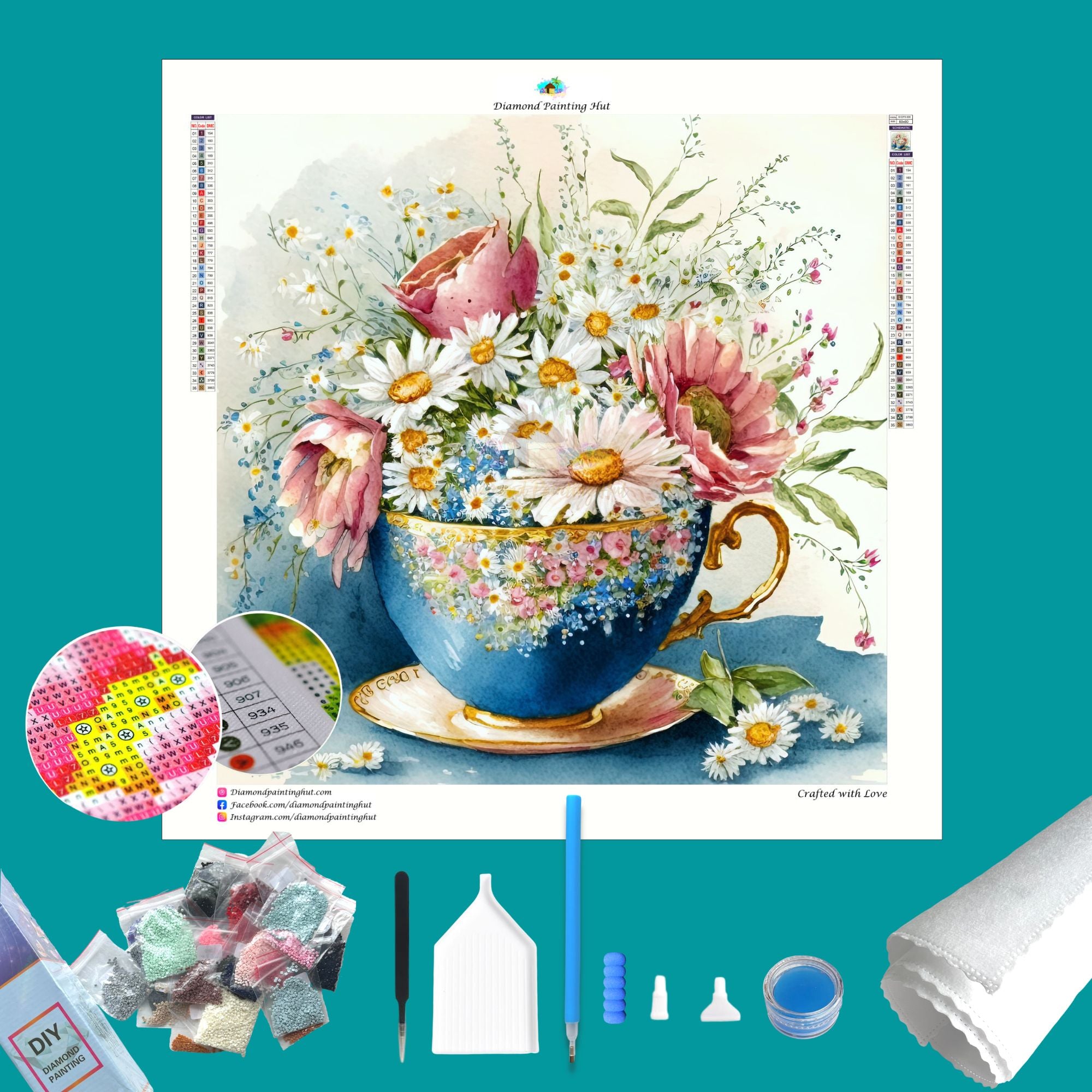 Spring Cup Diamond Painting - Diamond Painting Hut