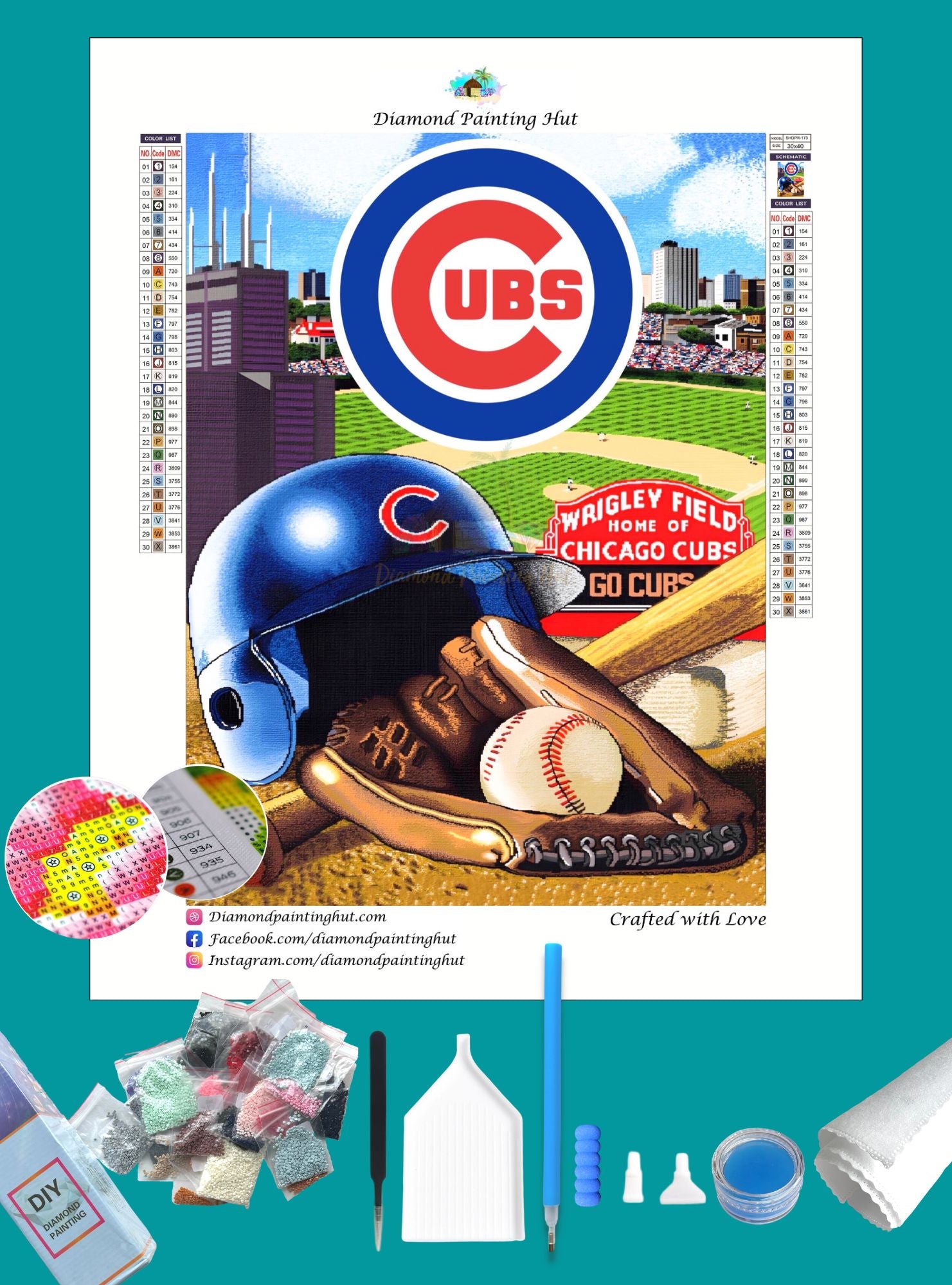 Cubs MLB Home Diamond Painting - Diamond Painting Hut