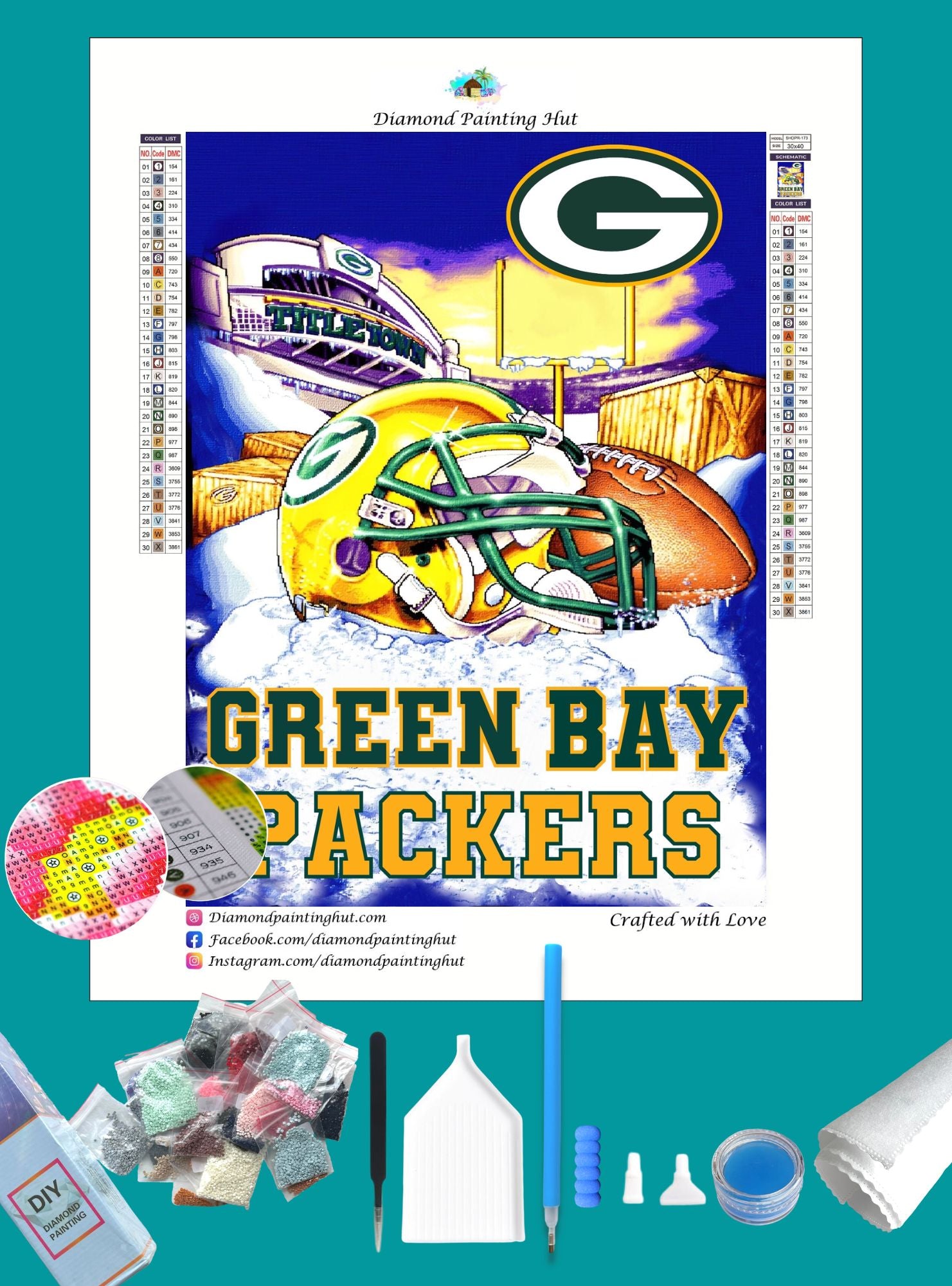 Packers NFL Home Diamond Painting - Diamond Painting Hut
