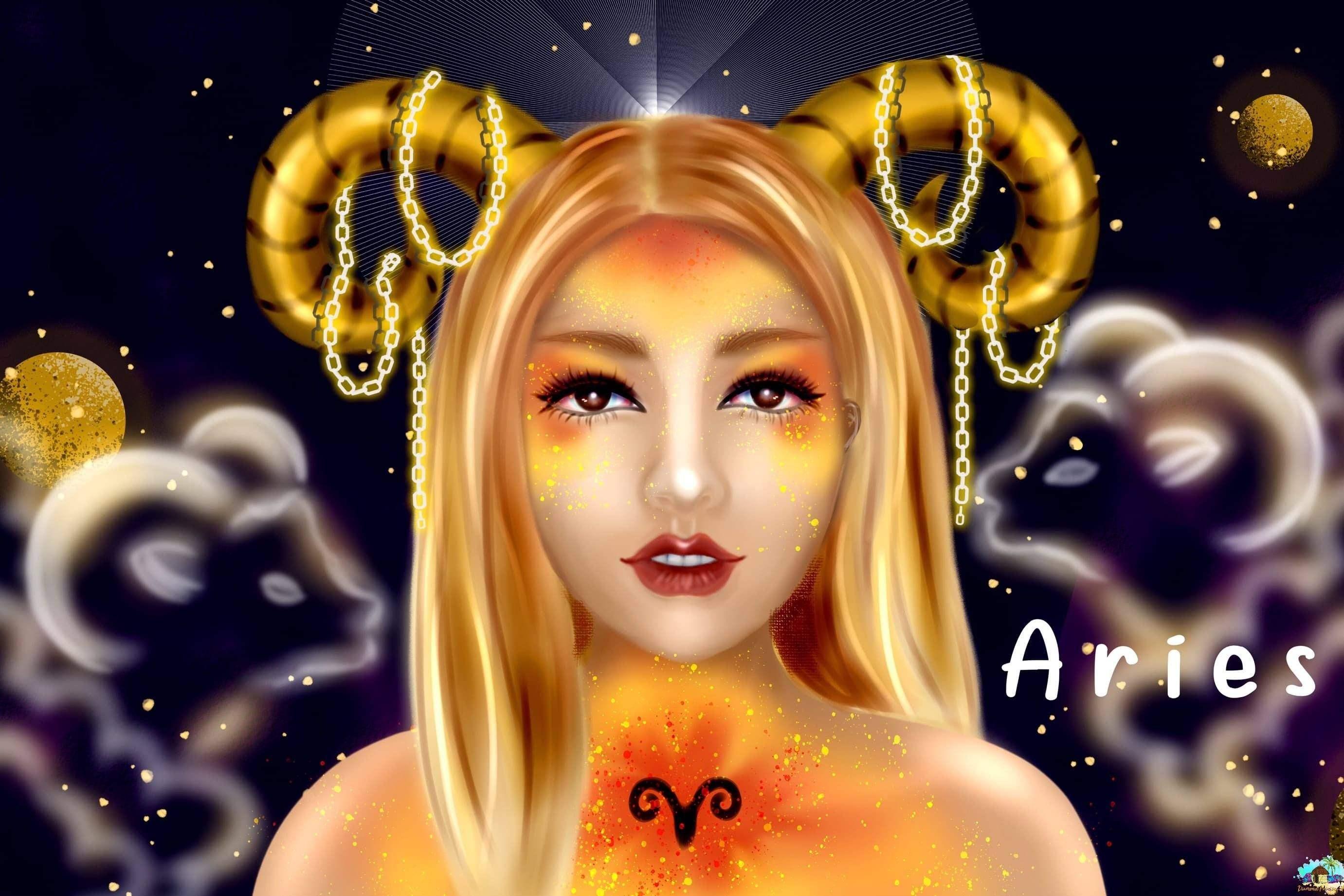 Aries Diamond Painting - 30x20cm / Full Round Drill - Diamond Painting Hut